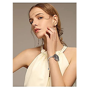 Secbolt Bling Bands Compatible with Apple Watch Band 40mm with Case, Women Dressy Metal Bracelet with Rhinestone Bumper for iWatch SE Series 6/5/4, Silver