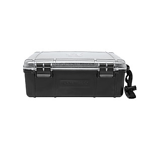 geckobrands Waterproof Dry Box Storage Case, X-Large, Black - Watertight & Airtight Dry Box for Phone, Wallet