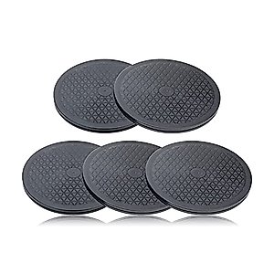 Heavy Duty 5 PCS 360° Rotating Swivel Turntable with Steel Ball Bearings, Monitor Swivel Stand for Monitor/TV/Computer/Lazy Susan