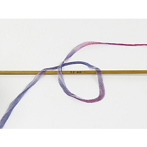 Reds, Purples, Tan Aria Fresca Sheer Net Ribbon Yarn - DK Nylon 25 Grams (.88 Ounces) 160 Meters (174 Yards) 1/8th inch Wide