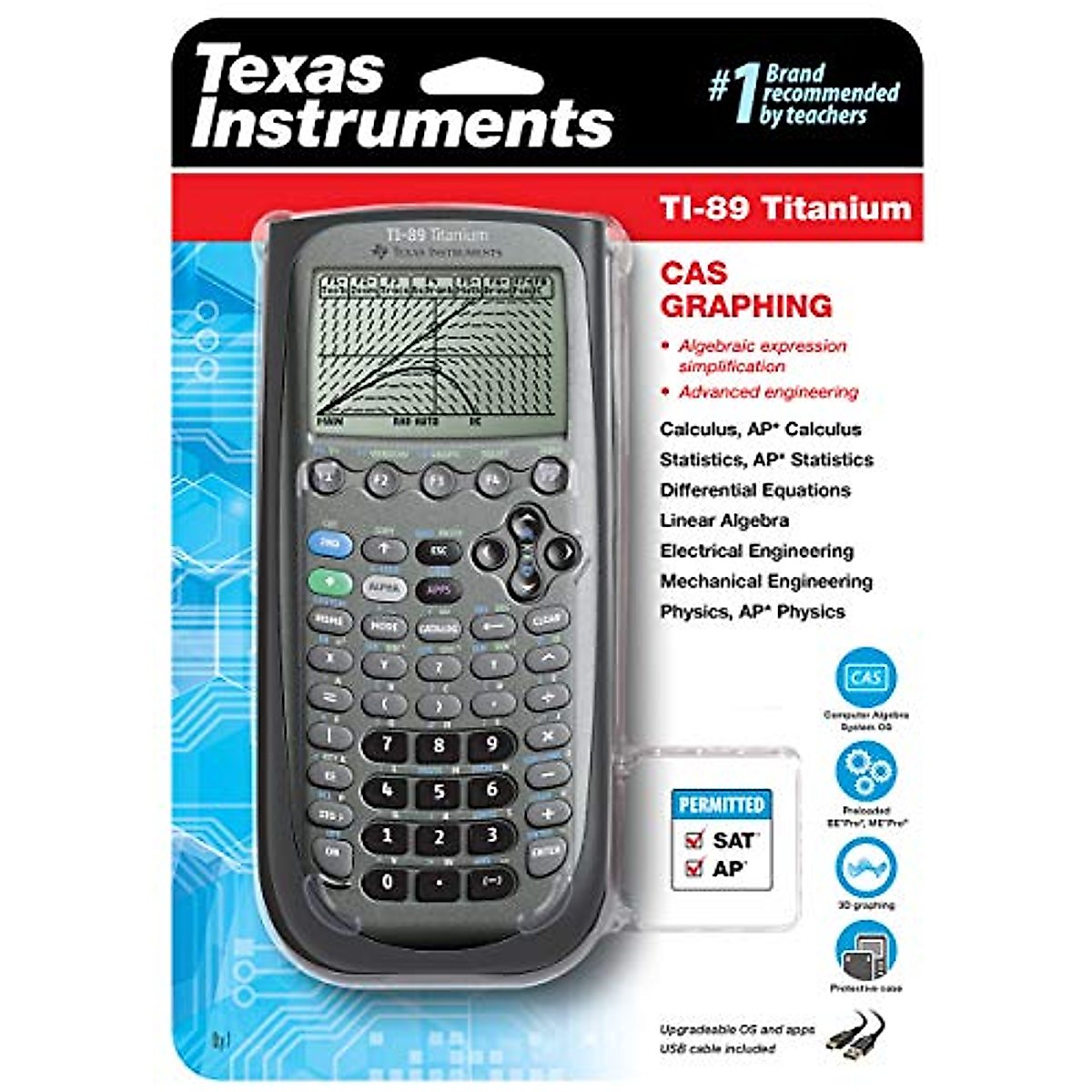 Texas Instruments TI-89 Titanium Graphing Calculator (packaging may differ)