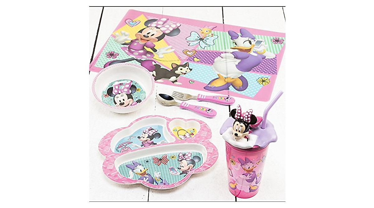 Minnie Mouse Flatware Set for Toddler| Easy Grips