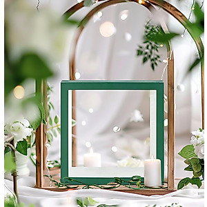 SietDESEO Green Card Box for Party Diy Money Card Box Gift Card Box Holder for Wedding Reception Baby Shower GraduationBirthday Card Box