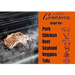 Camerons All Natural Maple Wood Chunks for Smoking Meat -840 Cu. In. Box, Approx 10 Pounds- Kiln Dried Large Cut BBQ Wood Chips for Smoker - Barbecue Chunks Smoker Accessories - Grilling Gifts for Men
