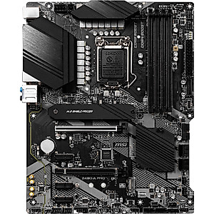 MSI Z490-A PRO ProSeries ATX Motherboard (10th Gen Intel Core, LGA 1200 Socket, DDR4, Dual M.2 Slots, USB 3.2 Gen 2, 2.5G LAN, DP/HDMI)