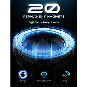 LISEN Fits MagSafe Car Mount [20 Strongest Magnets] Magnetic Phone Holder for Car Fits iPhone 15 Pro Max Plus, Adjustable Air Vent Magsafe Cell Phone Holder Car for iPhone 14 13 12 & MagSafe Case