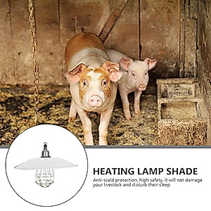 Yardwe Pet Heat Lamp,1Set of Pig Piglet Heat Lamp Livestock Heating Lamp Chicken Coop Heater Hanging Reptile Heat Lamp Fixture for Farm