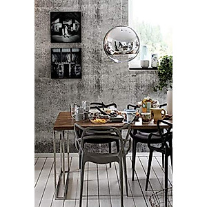 2xhome Set of 4 Black Stackable Contemporary Modern Designer Plastic Chairs with Arms Open Back Armchairs for Kitchen Dining Chair Outdoor Patio Bedroom Accent Patio Balcony Office Work Garden Home