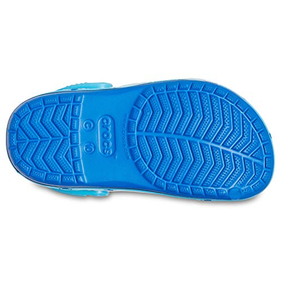 Crocs Kids' Baby Shark Band Clog , Bright Cobalt, 10 Toddler