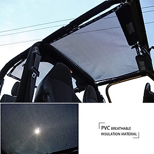 RT-TCZ Sunshade Mesh Bikini Top Cover Provides UV Sun Protection for 1997-2006 Jeep Wrangler TJ & Unlimited (TJ-Black)