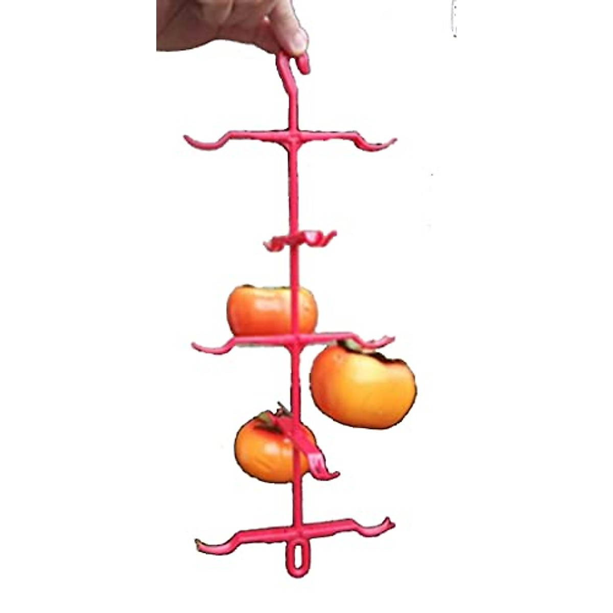 GWU ESSENTIAL Persimmon air Dry Hanger Hooks - 1 Pack - 5 Hangers -Can Hold 50 Fruits - Made in Japan