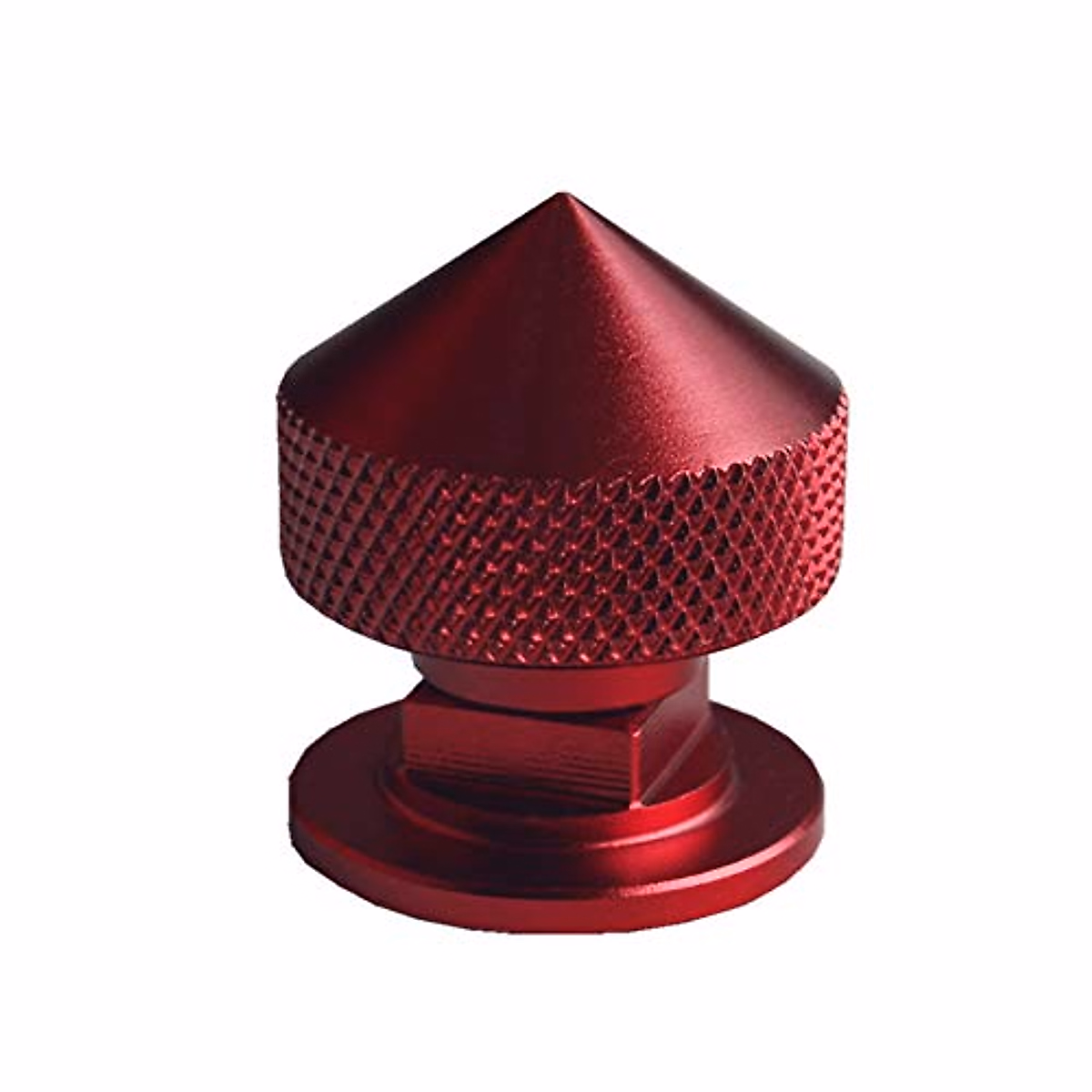 JGR 1 Pair Welding Hood (Pipeliner) Fasteners Aluminum (Spiked-Red)