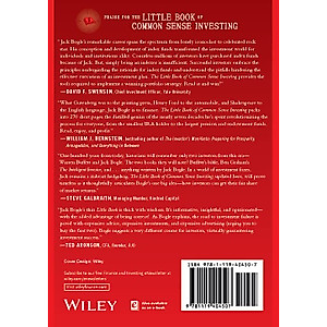 The Little Book of Common Sense Investing: The Only Way to Guarantee Your Fair Share of Stock Market Returns (Little Books, Big Profits)