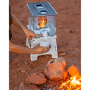 Epic Nano Countertop Water Filter Dispenser for Drinking Water. 36 Cup 150 Gallon Long Last Filter BPA Free Water Purifier Large Water Jug