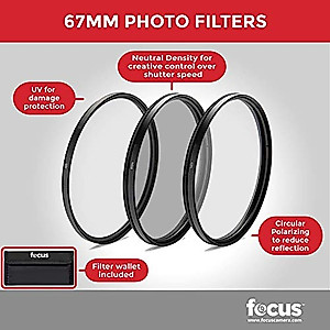 Tamron 28-200mm f/2.8-5.6 Full-Frame Lens for Sony E Mount Cameras Bundle with Roebling Camera System Gadget Bag with Accessory Kit and 67mm 3-Piece Lens Filter Kit (3 Items)