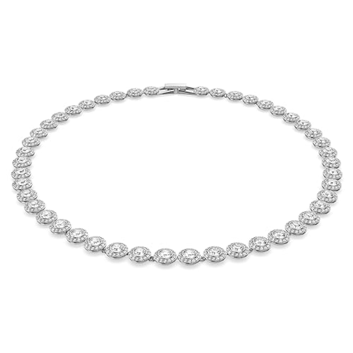 Swarovski Una Angelic Necklace with Clear Crystals on a Rhodium Plated Setting