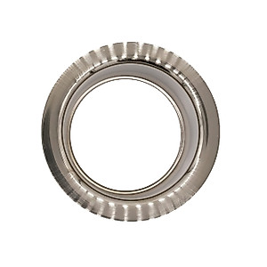 Westbrass D2082-20 3-1/2" Extra-Deep Collar Kitchen Sink Waste Disposal Flange & Stopper, Stainless Steel 1-Pack