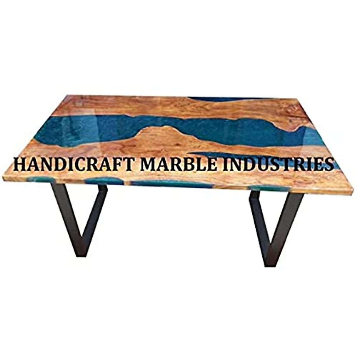 Epoxy Table Live Edge Wooden Table Epoxy Resin River Table Natural Wood Dining table Natural Epoxy Table Resin Table