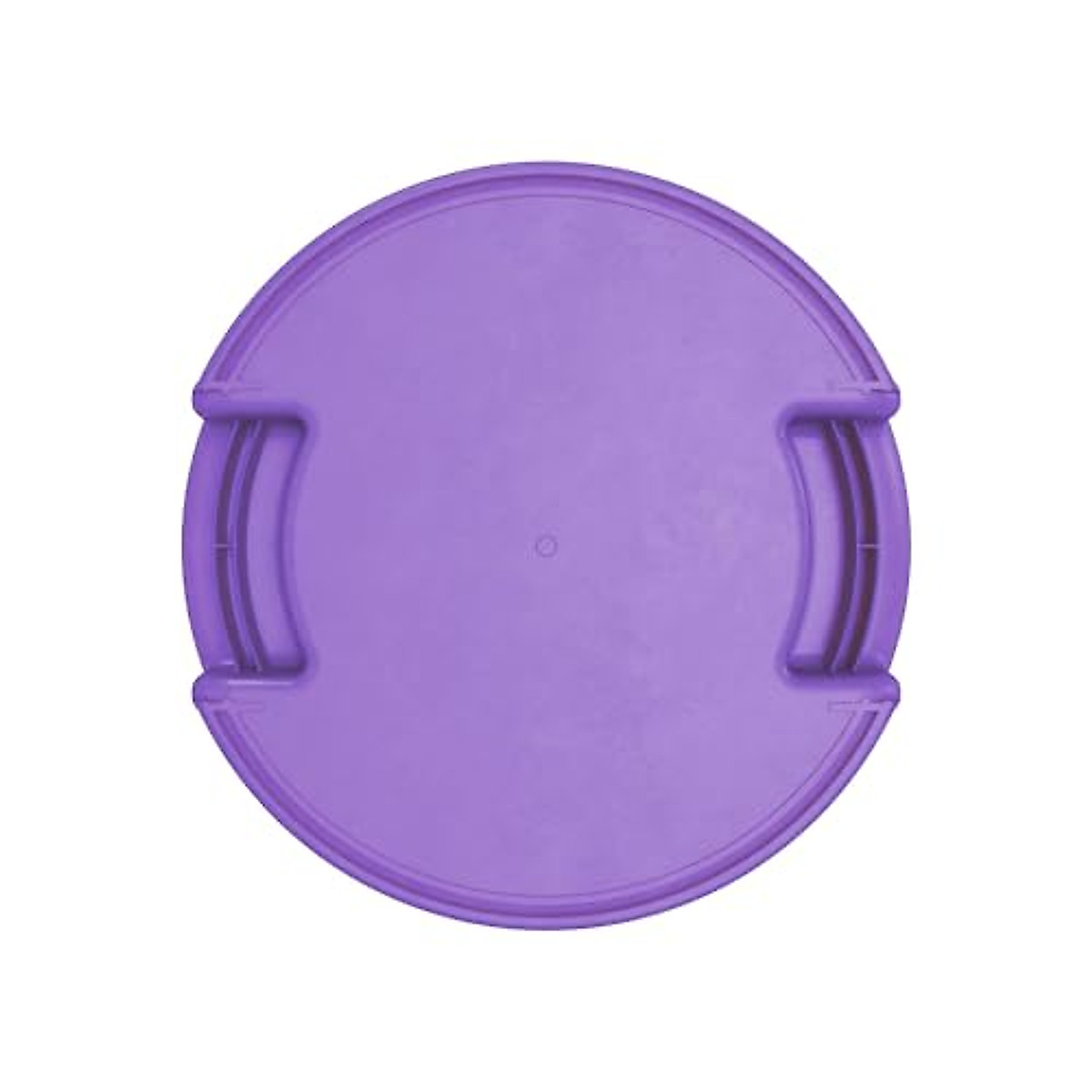 SPARTA Bronco Waste Container Trash Container, Round Trash Bin for Disposal, 10 Gallons, Purple, (Pack of 6)