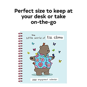 Liz Climo 2021 Engagement Calendar: (Weekly Calendar of Animal Comic Strips, Funny Animal Cartoon Planner Calendar)