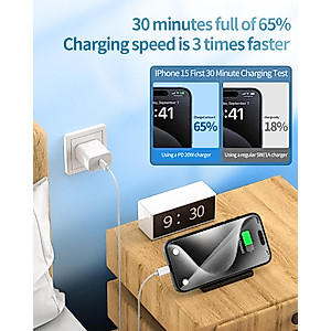 20W iPhone 15 Pro Max Charger with 6.6ft Cable