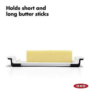 OXO Good Grips Glass Sugar Dispenser and Butter Dish Bundle