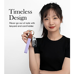 SENLLY Wristlet Lanyard, Stretchy Keychain Holder, Original Elastic Anti-Drop Design