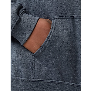 Gildan Adult Fleece Hoodie Sweatshirt, Style G18500, Multipack, Dark Heather (1-Pack), X-Large