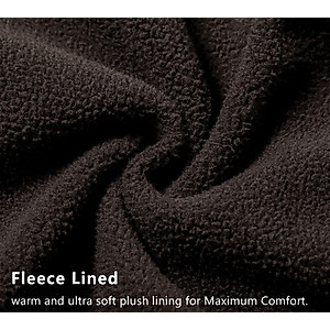 THE GYM PEOPLE Men's Fleece Pullover Hoodie Loose Fit Ultra Soft Hooded Sweatshirt With Pockets Brown