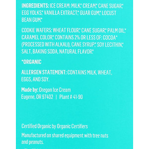 Aldens, Ice Cream Sandwich Vanilla Organic, 8 Count, 16 Fl Oz