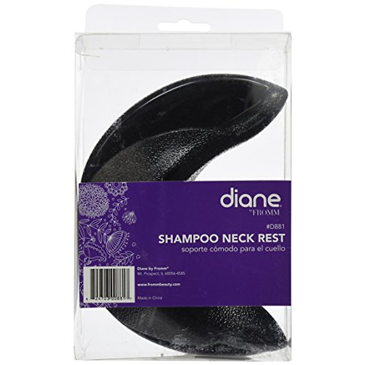 Diane D881 Shampoo Neck Rest, Black