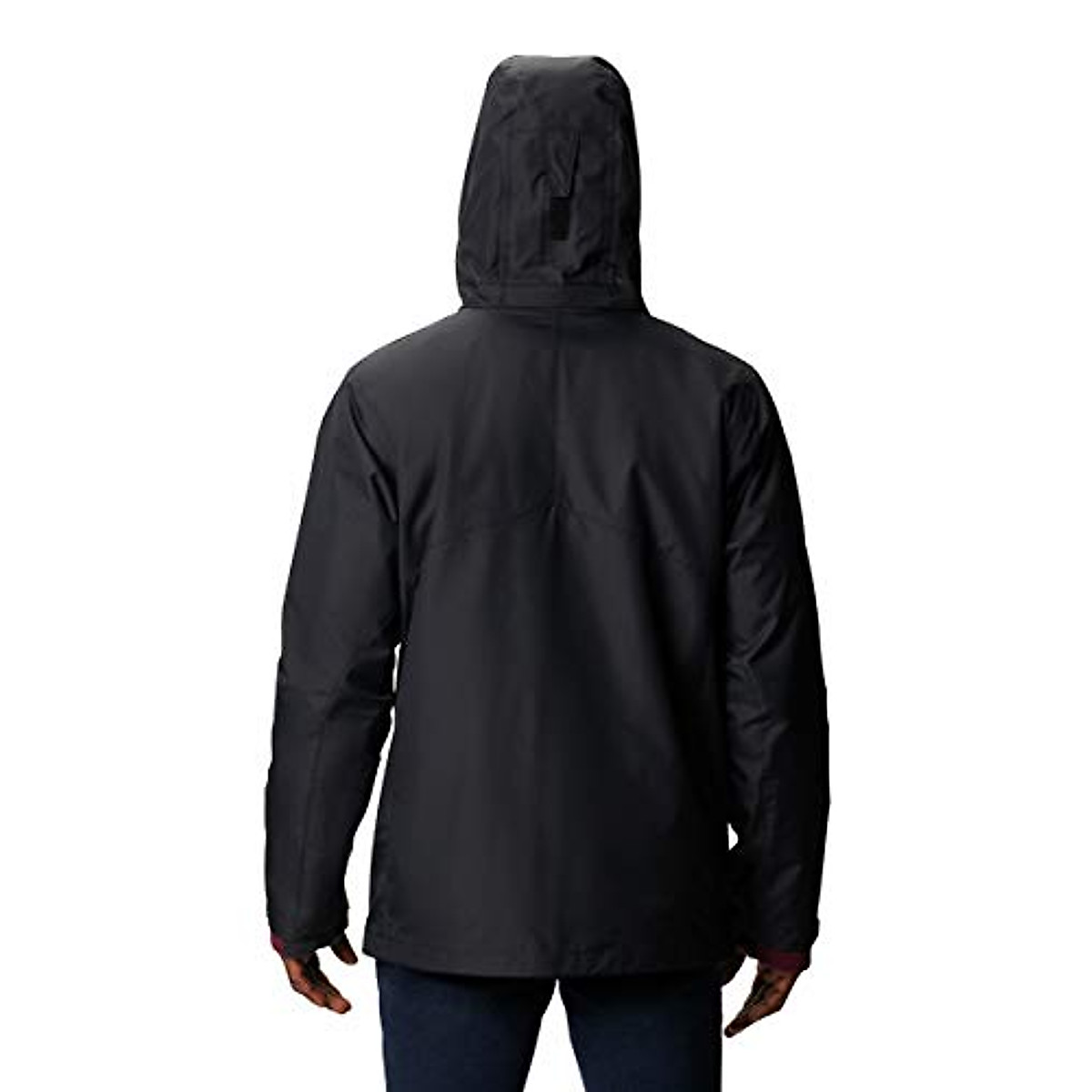 Columbia Men's Bugaboo II Fleece Interchange Jacket, Black/Red, 3X Big