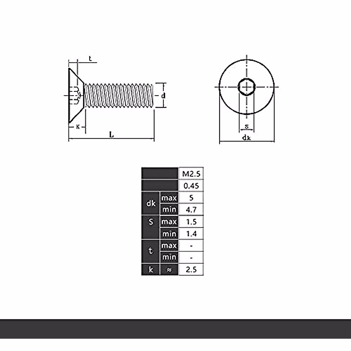 binifiMux 340pcs M2.5 Black Countersunk Flat Socket Cap Screws Hex Nuts Nylon Lock Nuts Assortment Kit 10.9 Grade Alloy Steel, M2.5 x 4mm/ 6mm/ 8mm/ 10mm/ 12mm/ 14mm/ 16mm/ 18mm/ 20mm