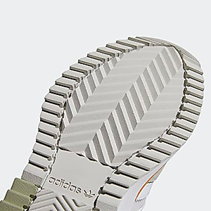 adidas Originals Women's Retropy F2 Sneaker, Grey One/White/Orange Rush, 10