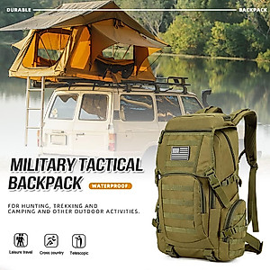 Lovelinks21 Military MOLLE Backpack Outdoor Hiking backpack tactical Gear Tactical Backpack Assault Pack fot Camping Training