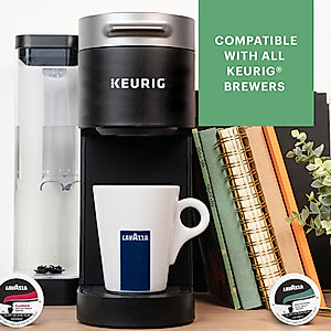 Lavazza Classico Decaf Single-Serve Coffee K-Cups for Keurig Brewer, Medium Roast, 10 Count Box ,Rich and full-bodied flavor delivers a uniquely intense aroma of dried fruits, 100% arabica coffees