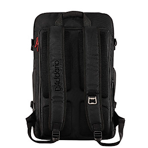 D'Addario Accessories Backline Gear Transport Pack Standard - Gear Bag for Solo Musicians - Gig Bags - Mic Stand Gig Bag - DJ Bags for Cables - DJ Gear, Large