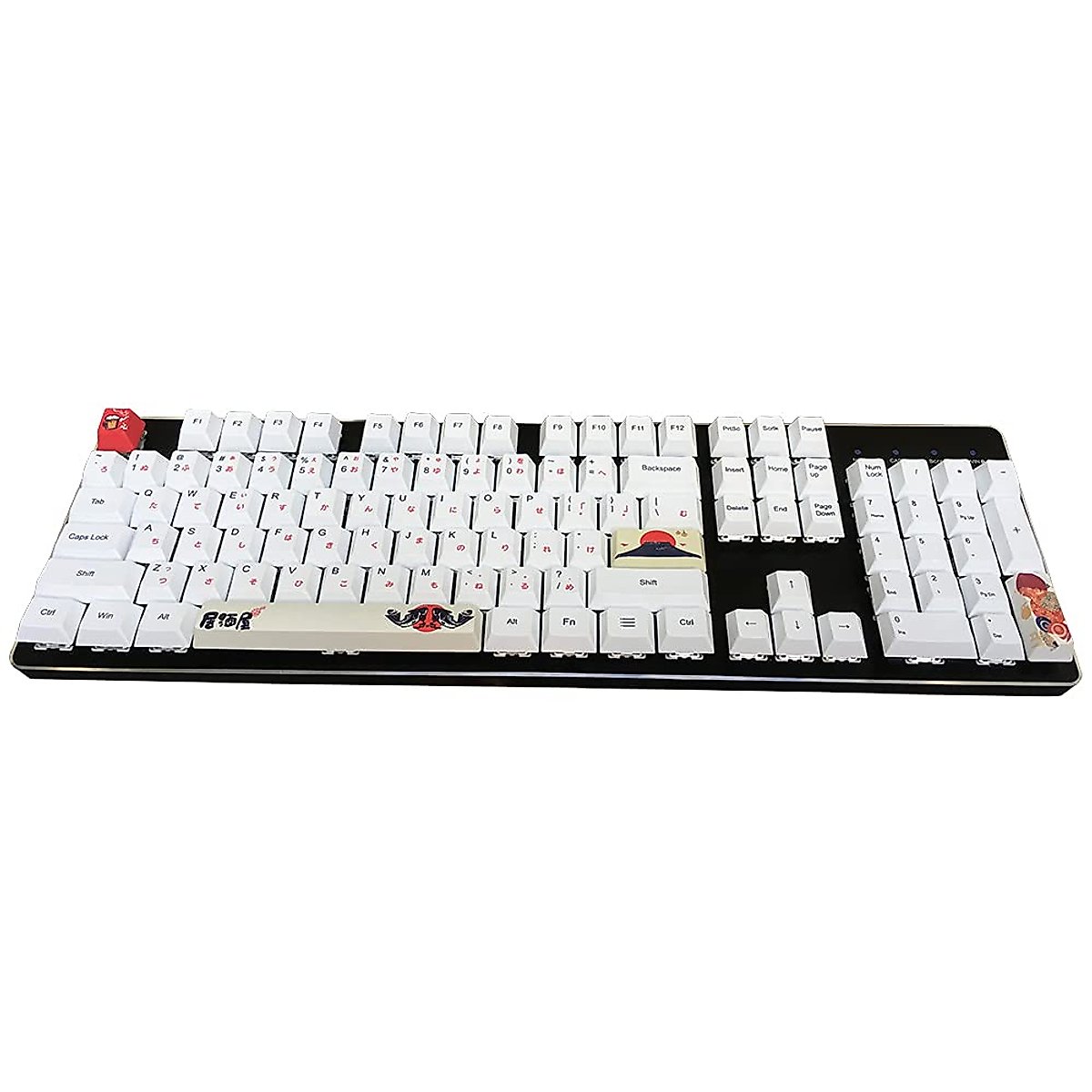 Benemate 4 Keycap Set, Dye-subbed PBT OEM Spacebar Esc Enter Keycaps for DIY Cherry MX Gaming Mechanical Keyboard, Izakaya