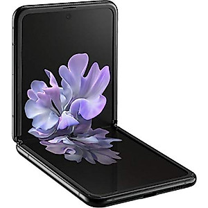 Samsung Galaxy Z FLIP SM-F700U1 Factory Unlocked (ATT, TMOBILE, VERIZON, Sprint) - (Mirror Black) (Renewed)