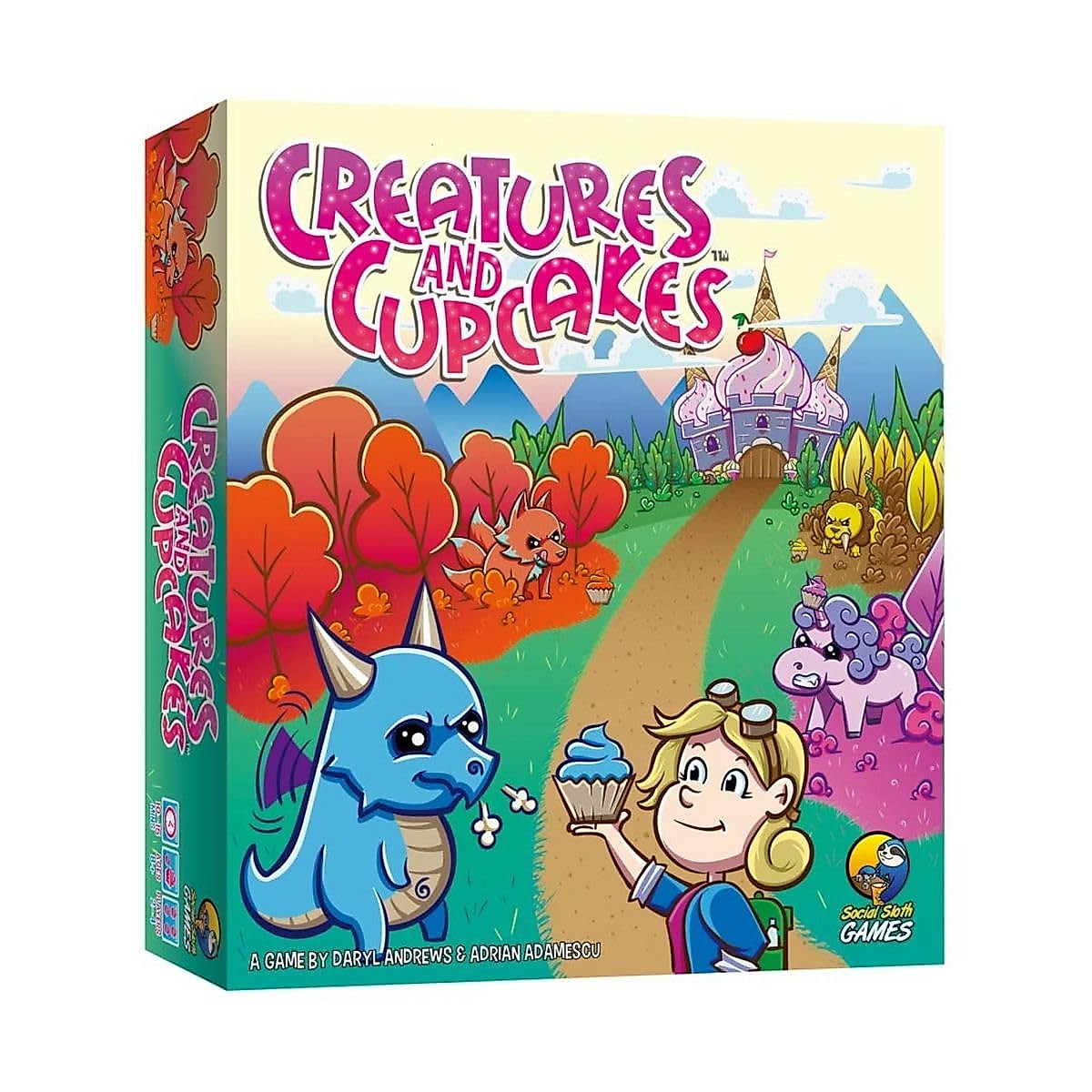 Social Sloth Games Creatures and Cupcakes Board Game