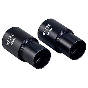 OMAX A Pair WF10X/18 Widefield Microscope Optical Eyepieces 23.2mm Dia