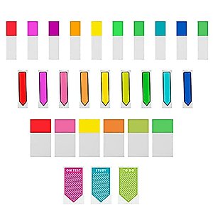 Post-it Flags and Tabs Value Pack, Ultimate Business and Study Pack, 956 Various Flags for Organization (683-AVP-SIOC)