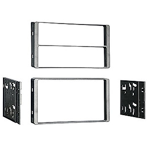 Metra 95-5600 Double DIN Installation Kit,Black & Scosche FD16BCB Compatible with 1998-04 Ford Power/Speaker Connector/Wire Harness for Aftermarket Stereo Installation