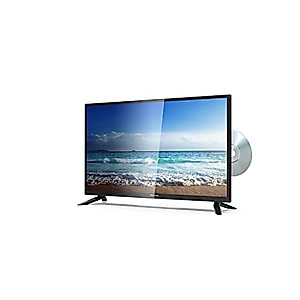 Norcent 32-Inch 720P LED LCD HDTV Backlight Flat DVD Combo TV, VGA USB HDMI Digital TV Tuner Cable, Build-in DVD Player N32--D1 Year 2023 Upgrade