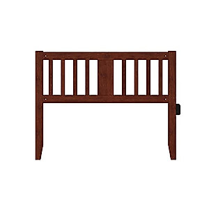 AFI Tahoe Full Headboard with USB Turbo Charger in Walnut