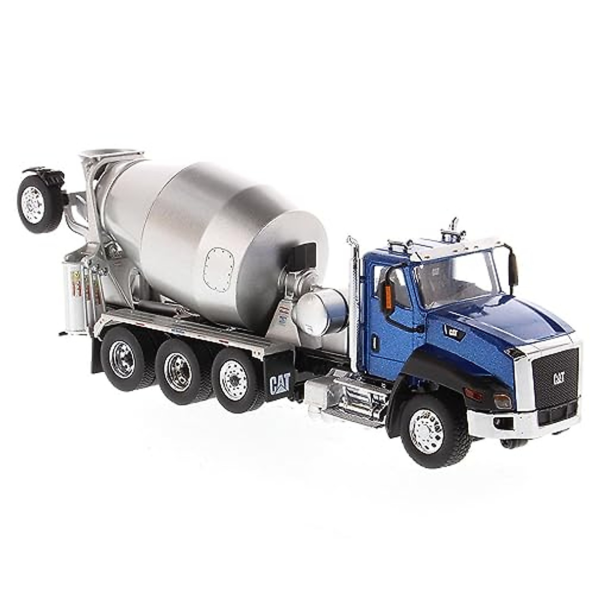 Diecast Masters Caterpillar CT660 Day Cab Tractor w/McNeilus Concrete Mixer | Transport Series Cat Trucks & Construction Equipment | 1:50 Scale Model Diecast Collectible Model 85664