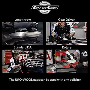 BUFF n Shine 6 Inch URO-Wool Aggresive Cutting Pad