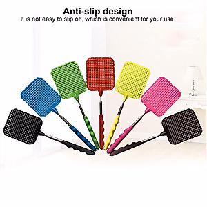 Fly Racket, 9PCS Practical Retractable Mini Fly Racket with Stainless Steel Rod for Camping for Outdoor