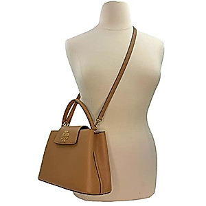 Tory Burch Britten Small Satchel (Tiramisu)