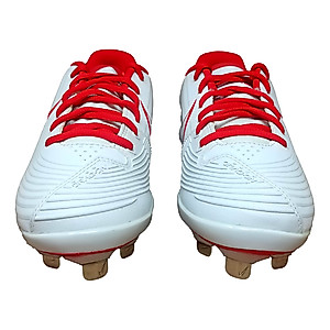 Nike Women's Lunar Hyperdiamond 3 Pro Metal Fastpitch Softball Cleats, White/Game Royal-pure Platinum, 10